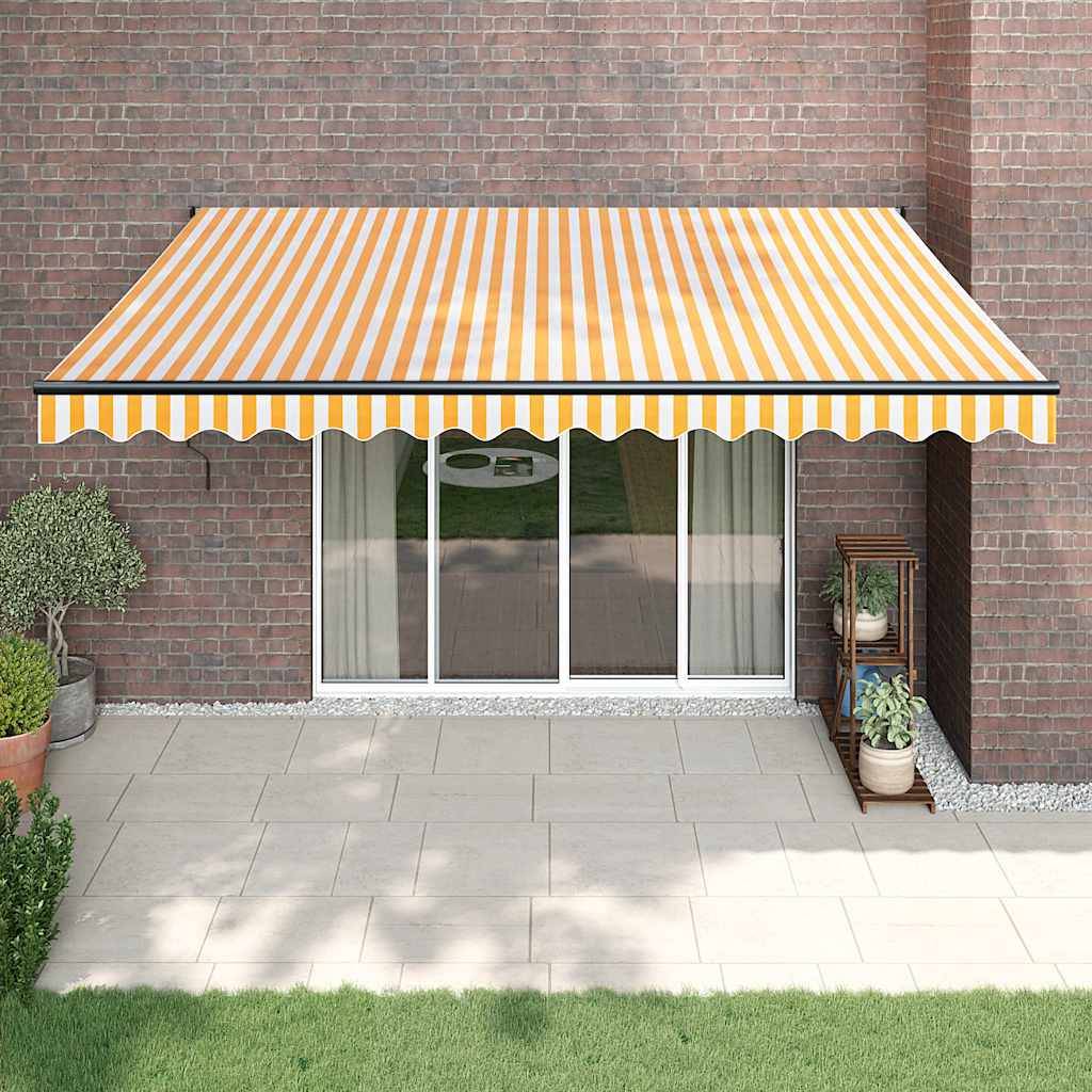 Store banne motorisé en aluminium pour extérieur avec télécommande 4x3m ...