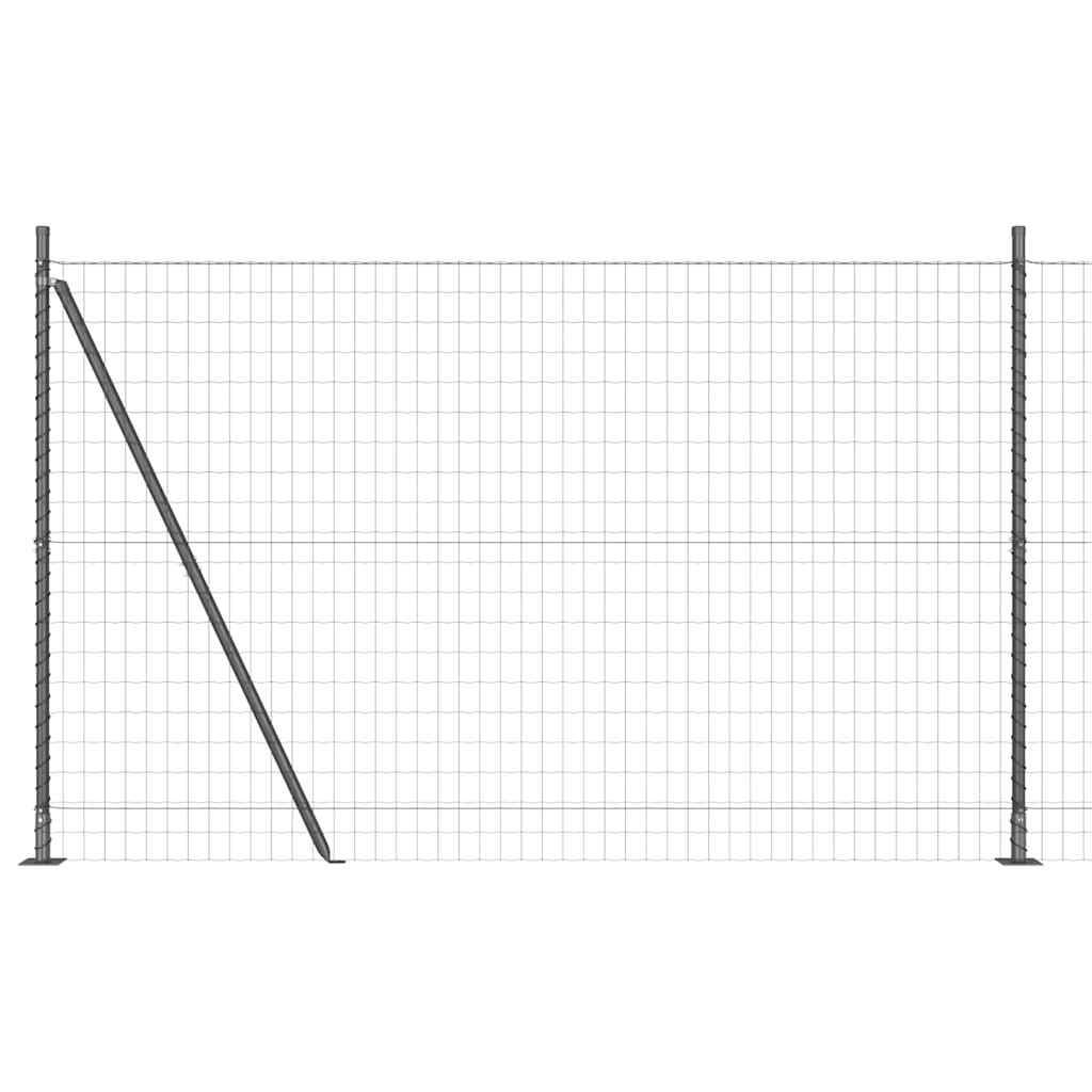 Clôture Acier et PVC Gris 1000 x 3,2 x 150 cm, Poids :22.72kg - PANGIVO ...