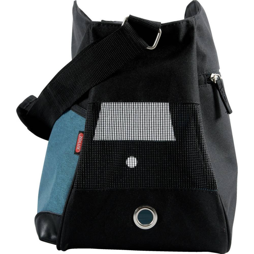 zolux - Sac transport 44 x 24 x H33 cm Bowling M bleu pour chien max 8 ...