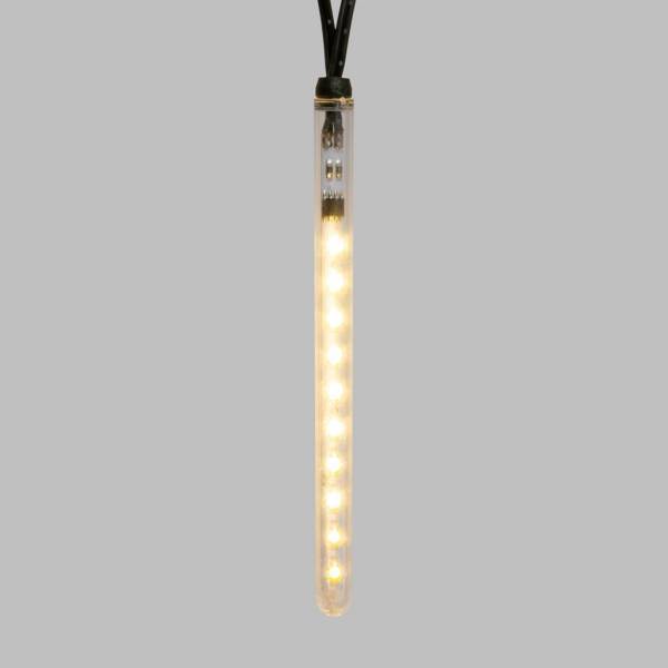 Guirlande lumineuse chute de neige 9,5m 20 mini tubes stalactite blanc ...