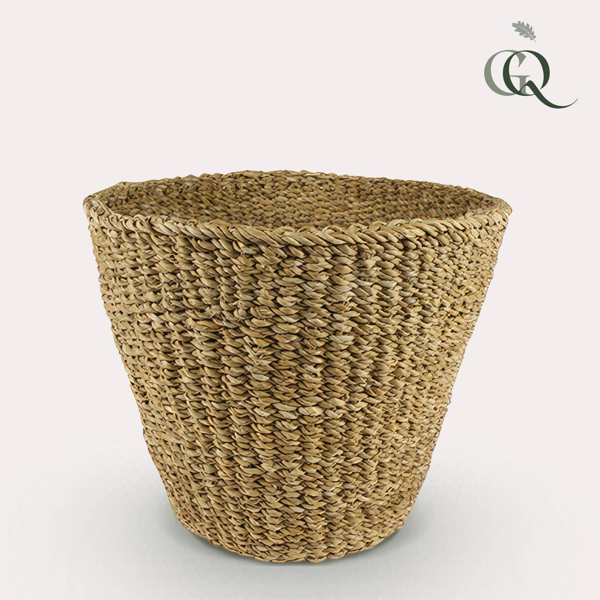 Cache-pot Panier Jonc de Mer Naturel Déco Intérieur Ø30cm - ComfortXL ...