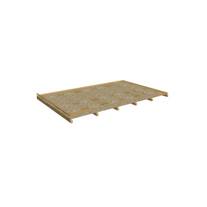 Plancher bois pour abri de jardin 2,80 x 2,80 m - épicéa massif - kit ...