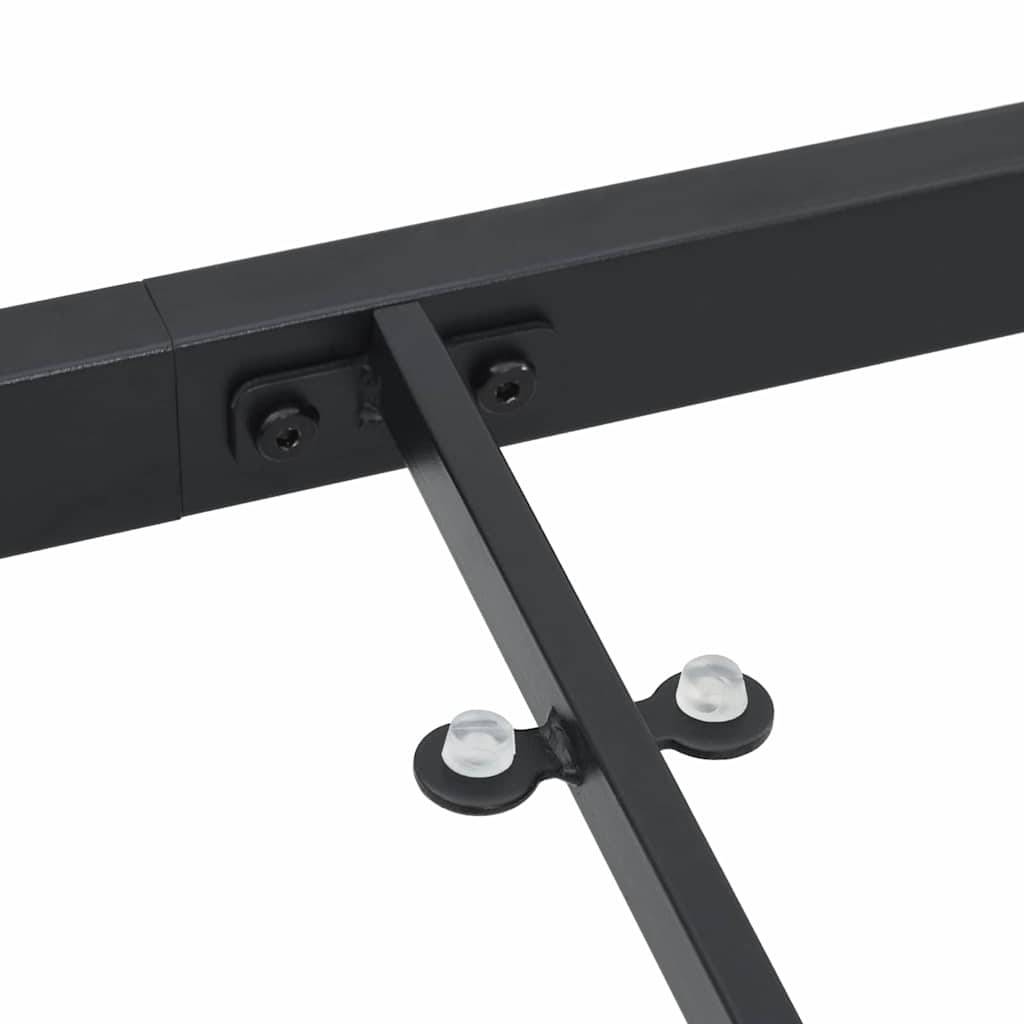 Table de Jardin Noir 80 x 80 x 73 cm Métal - PANGIVO - Gamm vert