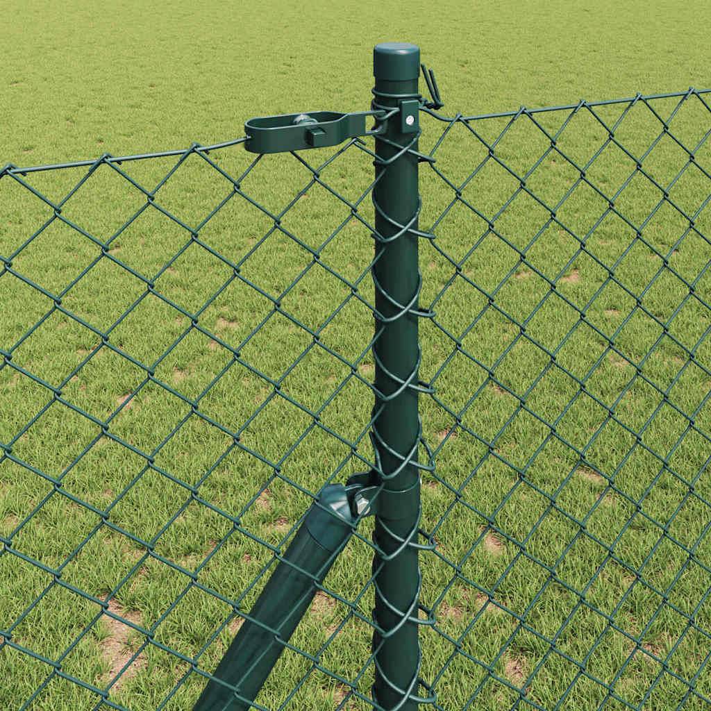 Poteau de clôture acier PVC vert 1000 x 3,2 x 150 cm, Poids :28.65kg ...