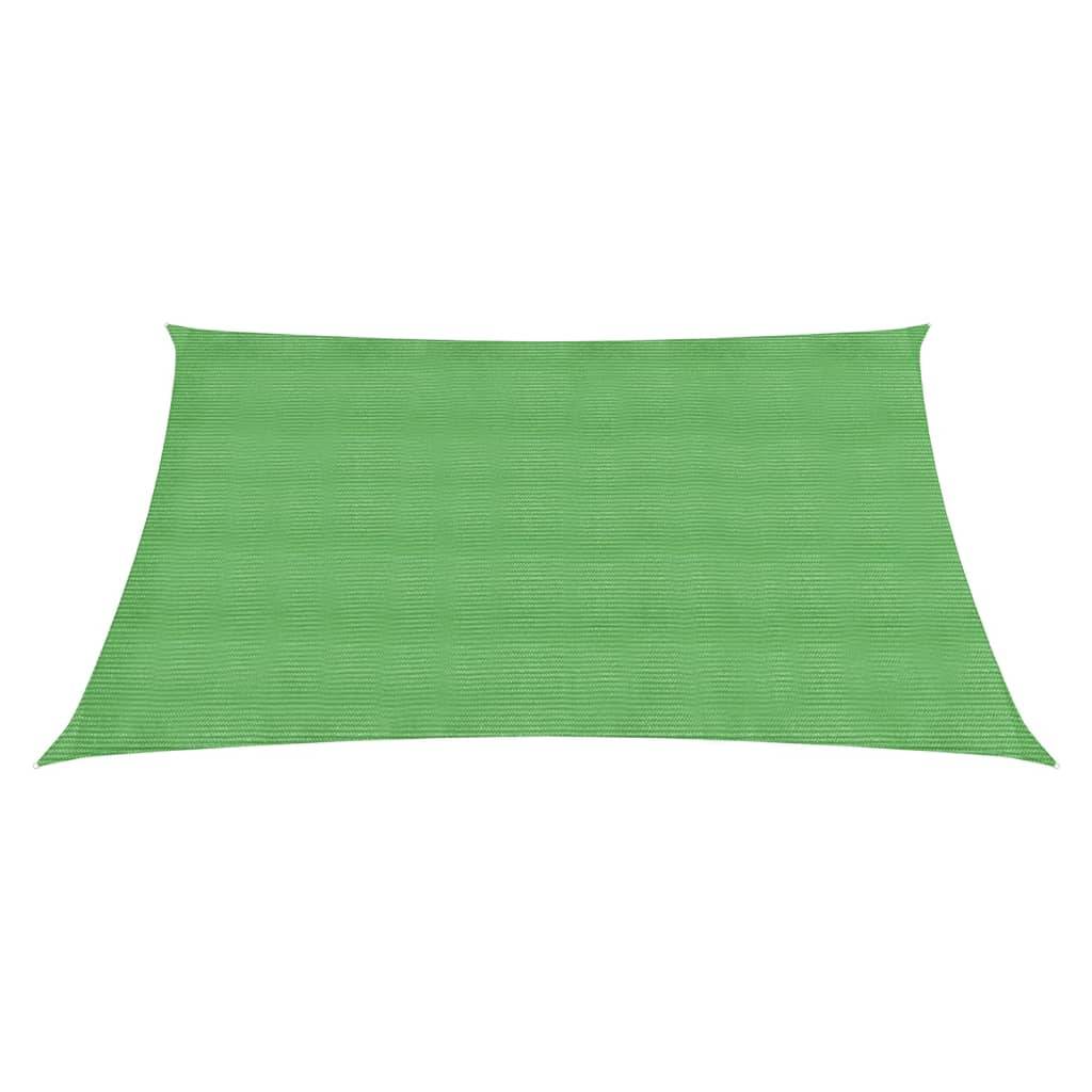 Voile d'ombrage 160 g/m² vert clair 6 x 6 m PEHD - Gamm vert