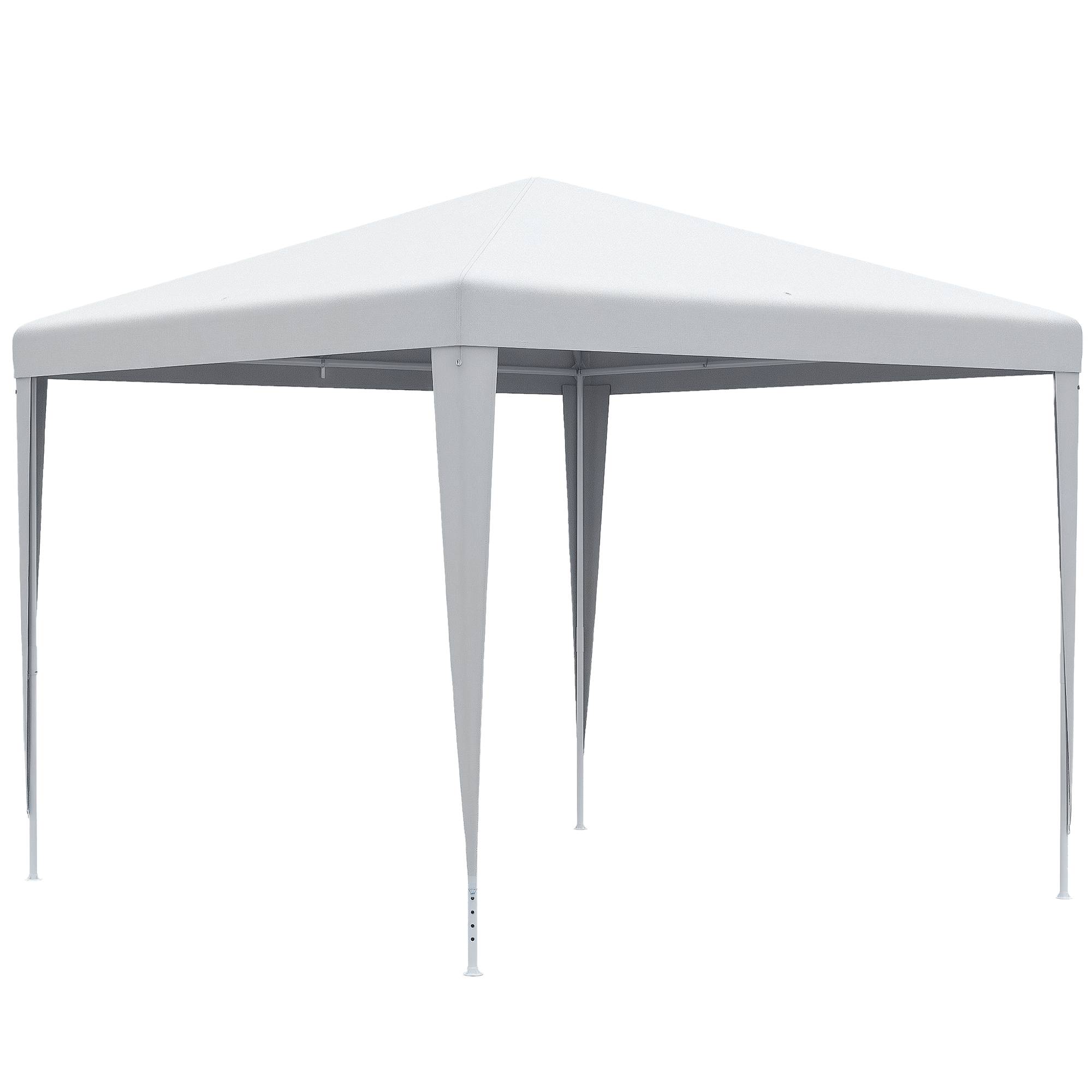 Tonnelle 2,7 x 2,7 m Barnum de Jardin métal époxy Toile PE Haute ...