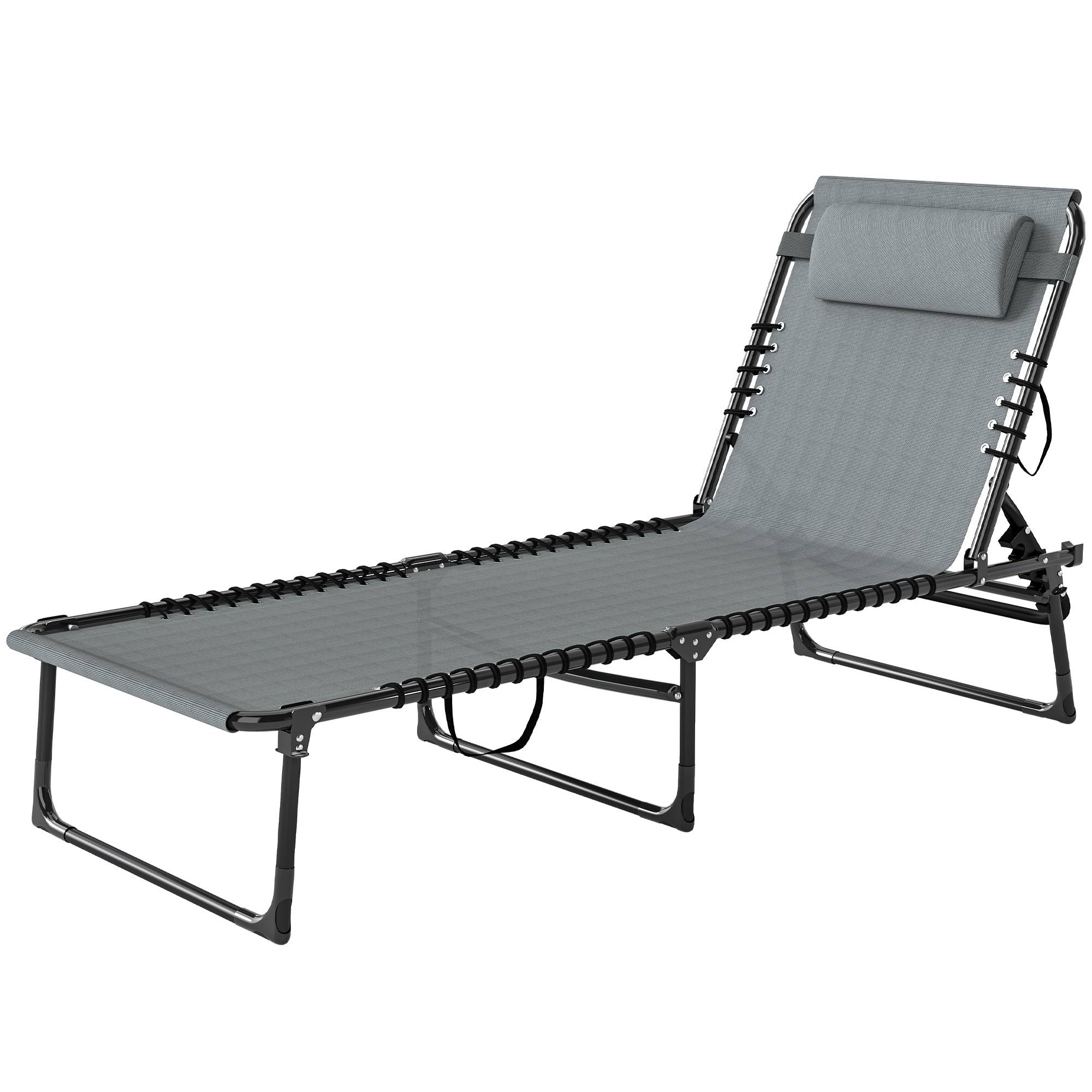 Transat bain soleil acier textilène jardin piscine multi-positions avec ...