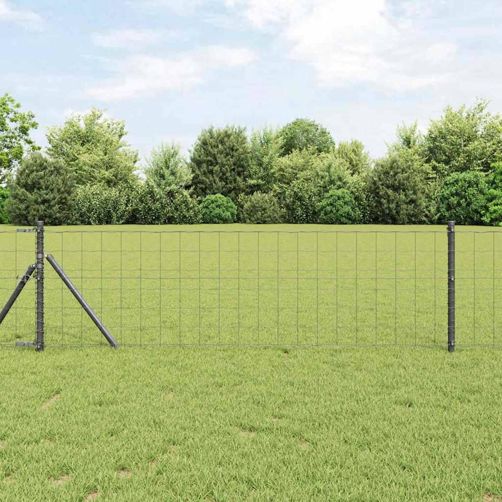 Clôture Euro Fer revêtu de PVC Gris 0,4 x 50 m, Poids :8.47kg - PANGIVO ...