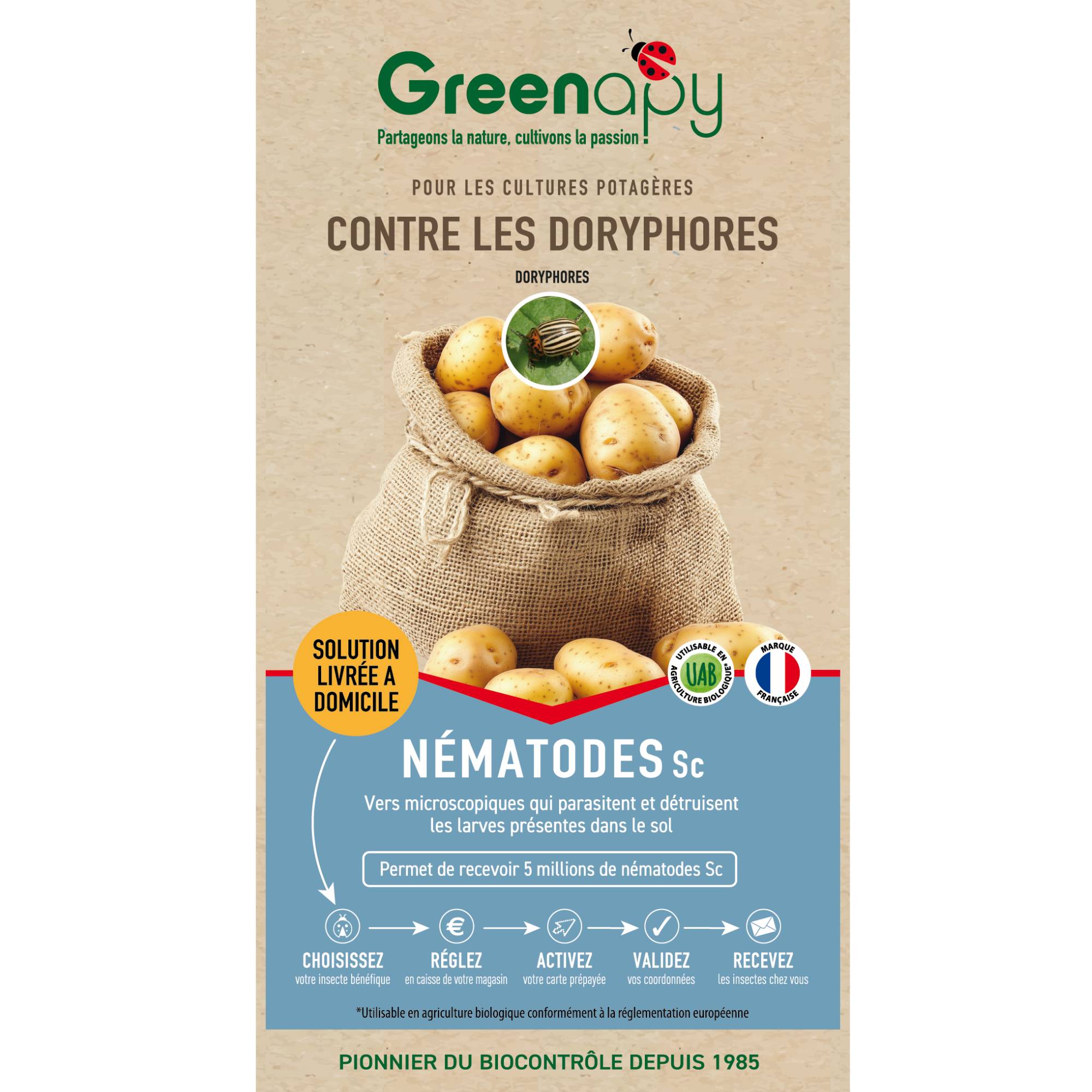 Prépayé nématodes anti-doryphores Sc 5 millions - Biotop - Gamm vert